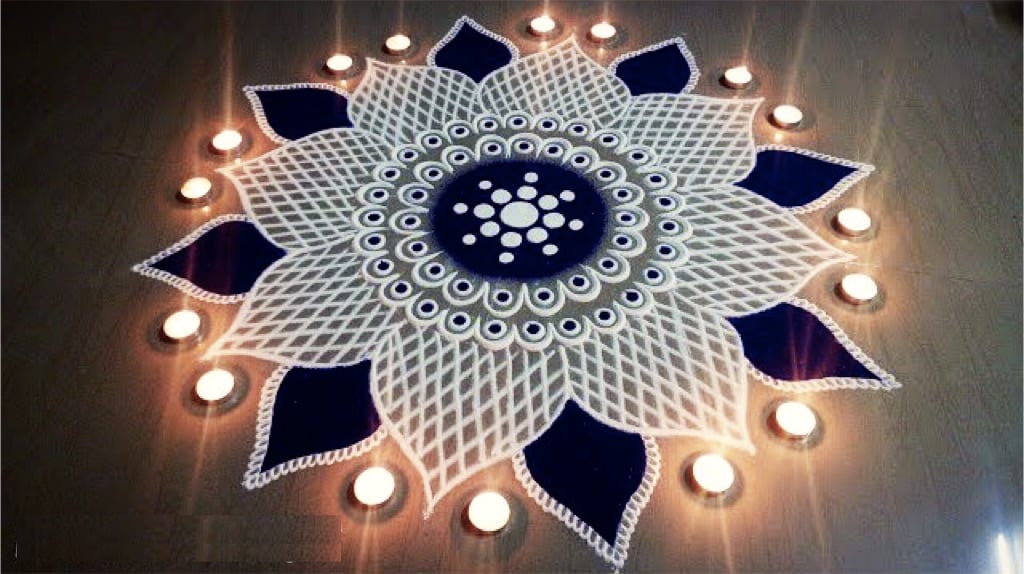15 Beautiful Pattern Rangoli Design Ideas For Diwali 2023