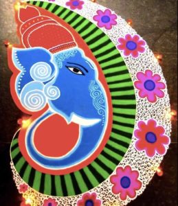 25 Beautiful Ganpati Rangoli Design Ideas For Diwali 2023