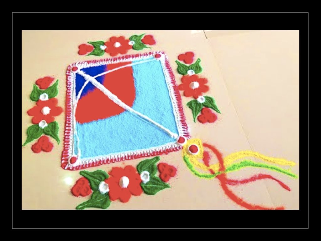 Makar Sankranti Patang Rangoli Ideas | Kite Rangolis (2025)