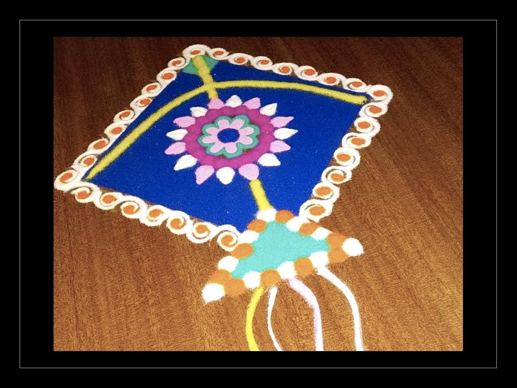 Makar Sankranti Patang Rangoli Ideas | Kite Rangolis (2025)