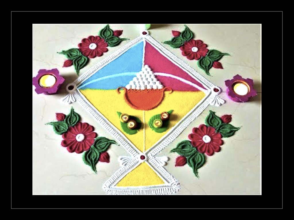 Makar Sankranti Patang Rangoli Ideas | Kite Rangolis (2025)