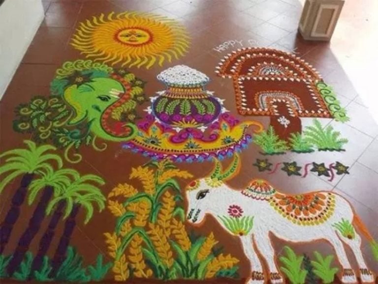 15 Pongal Pot (Paanai) Kolam Rangoli Designs Ideas (2025)
