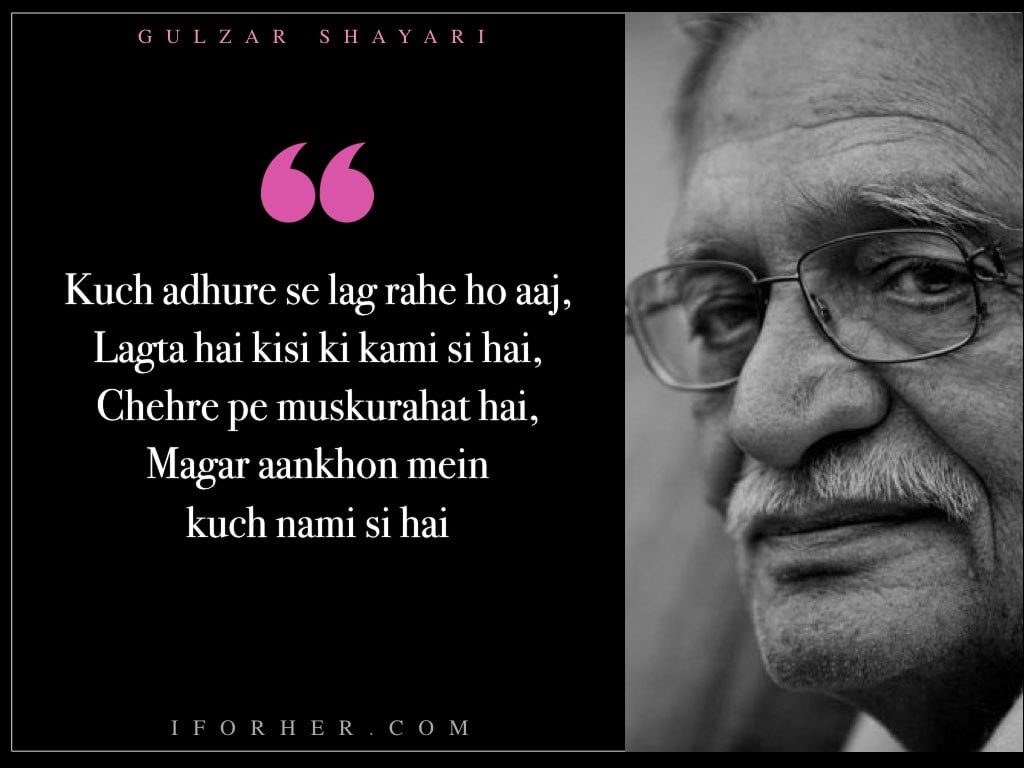 11 Best Gulzar Shayari, Quotes On Love, Life & Pain