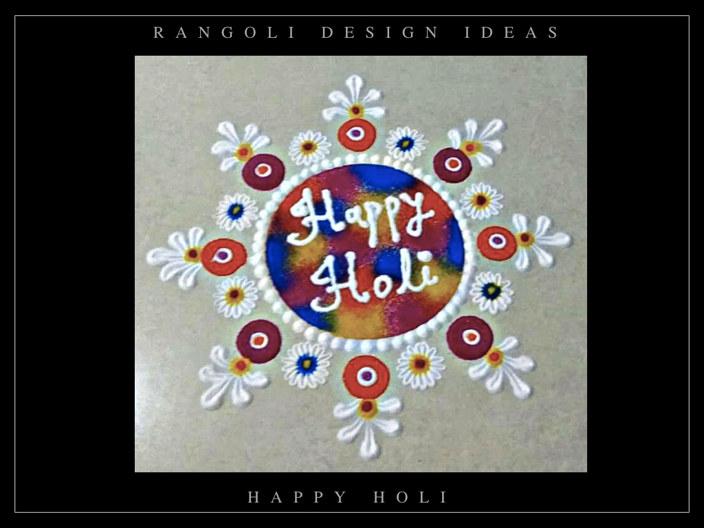 20 Easy Holi Rangoli Design Ideas You Must Try (2025)