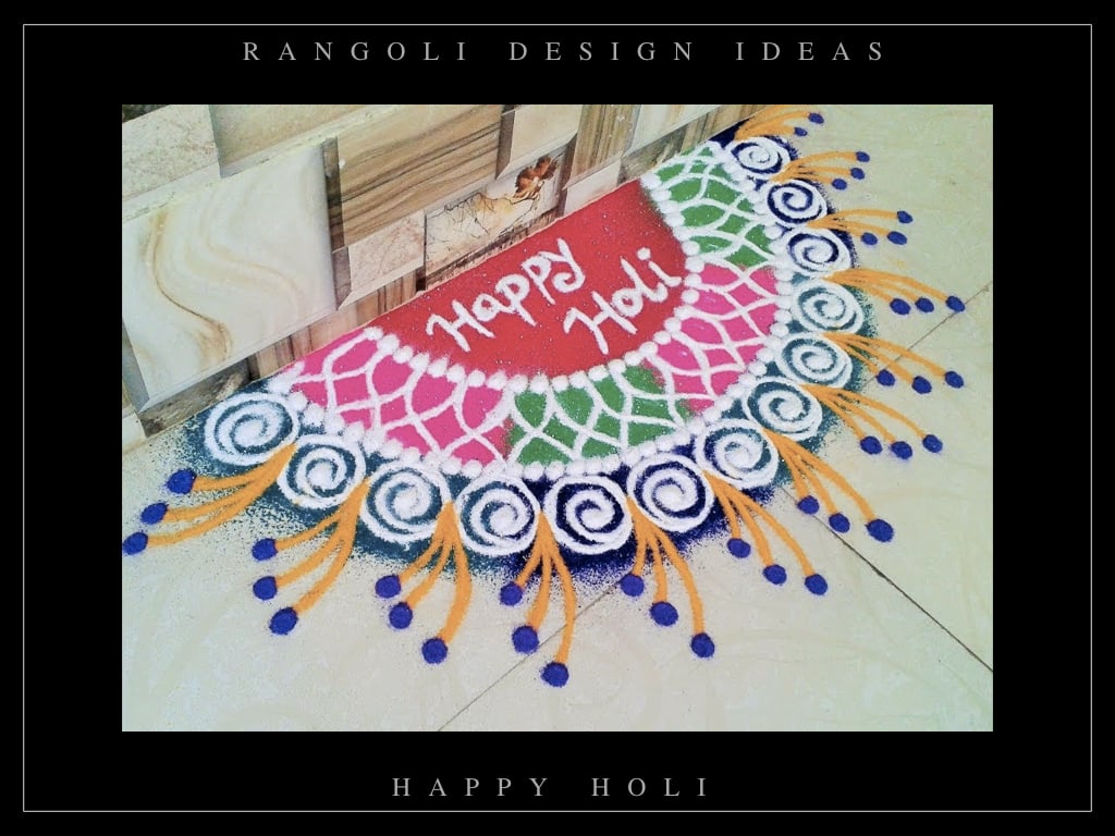 20 Easy Holi Rangoli Design Ideas You Must Try (2025)