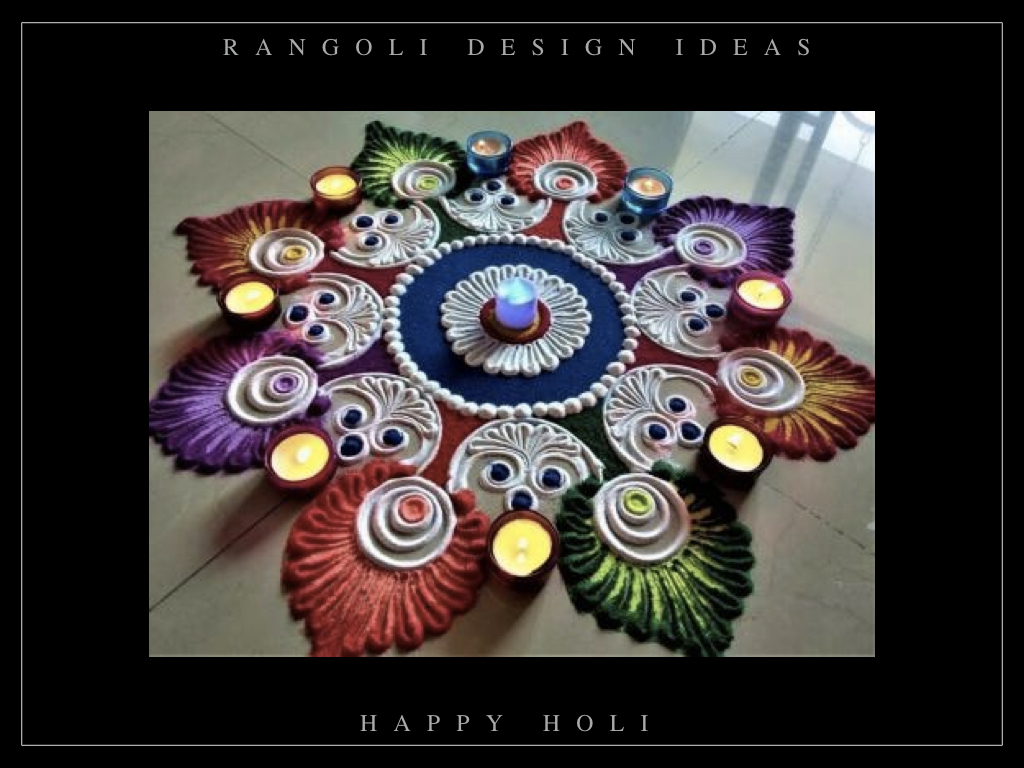 20 Easy Holi Rangoli Design Ideas You Must Try (2025)