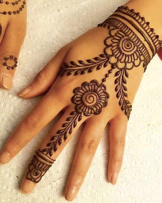 32 Best Mehendi Designs For Hands - Front & Back (Easy & Simple Ideas)