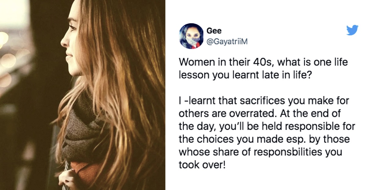 Women In 40s Tweeted 'Best Life Lessons' They Learnt Late In Life; Each ...