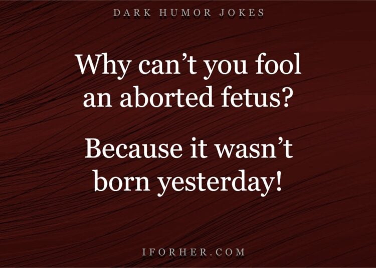 75 Dark Humor Jokes with No Limits & Boundaries