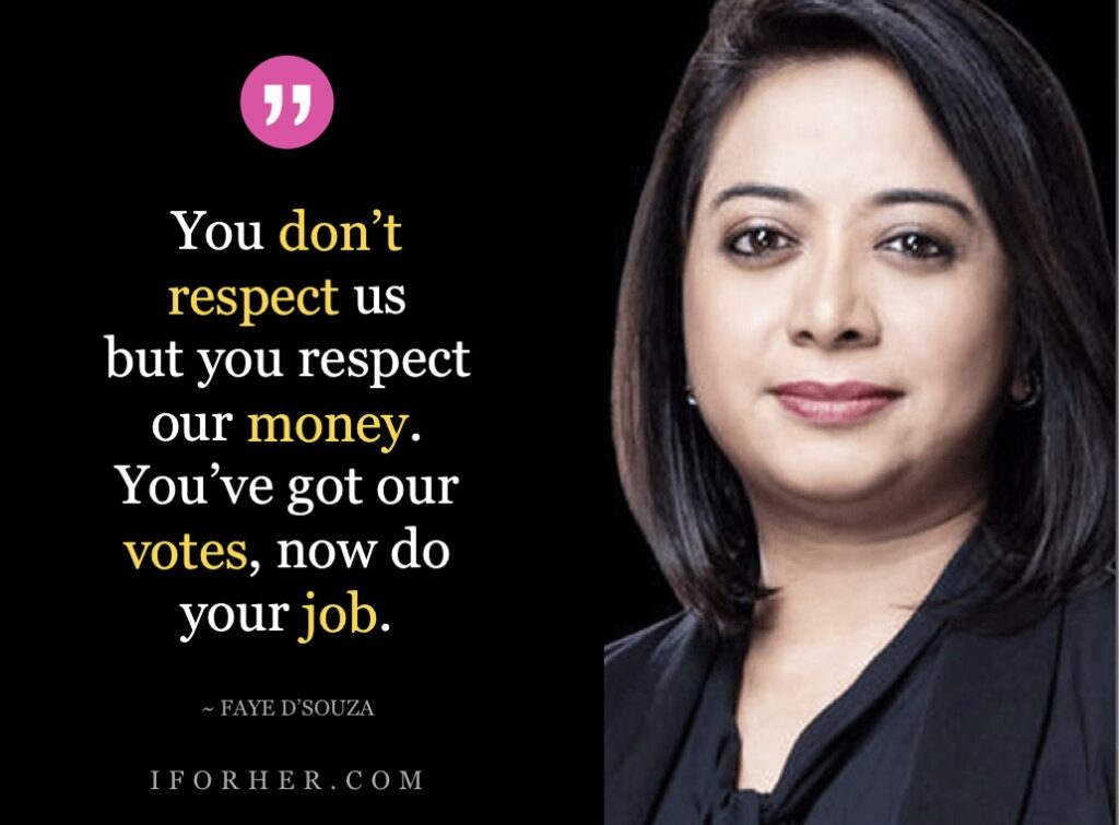 22 Faye D'Souza Quotes Show How She Inspired Many To Be Fearless