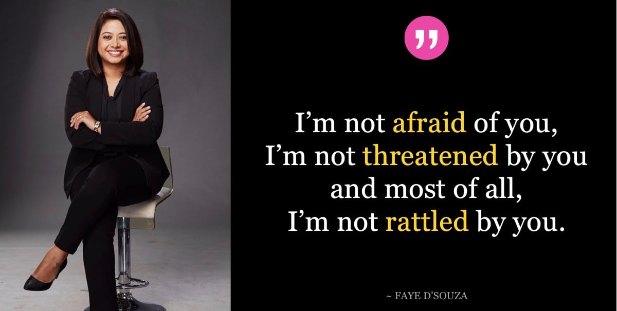 22 Faye D'Souza Quotes Show How She Inspired Many To Be Fearless