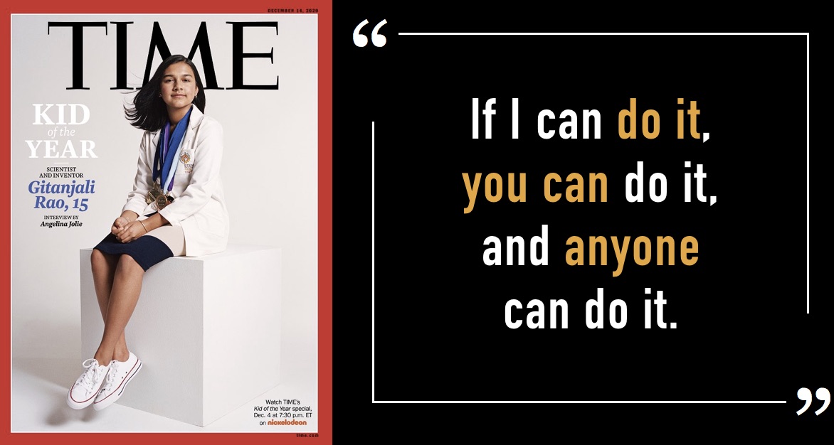 Meet 15-YO Gitanjali Rao, The Indian-American Who Became TIME’s First ...