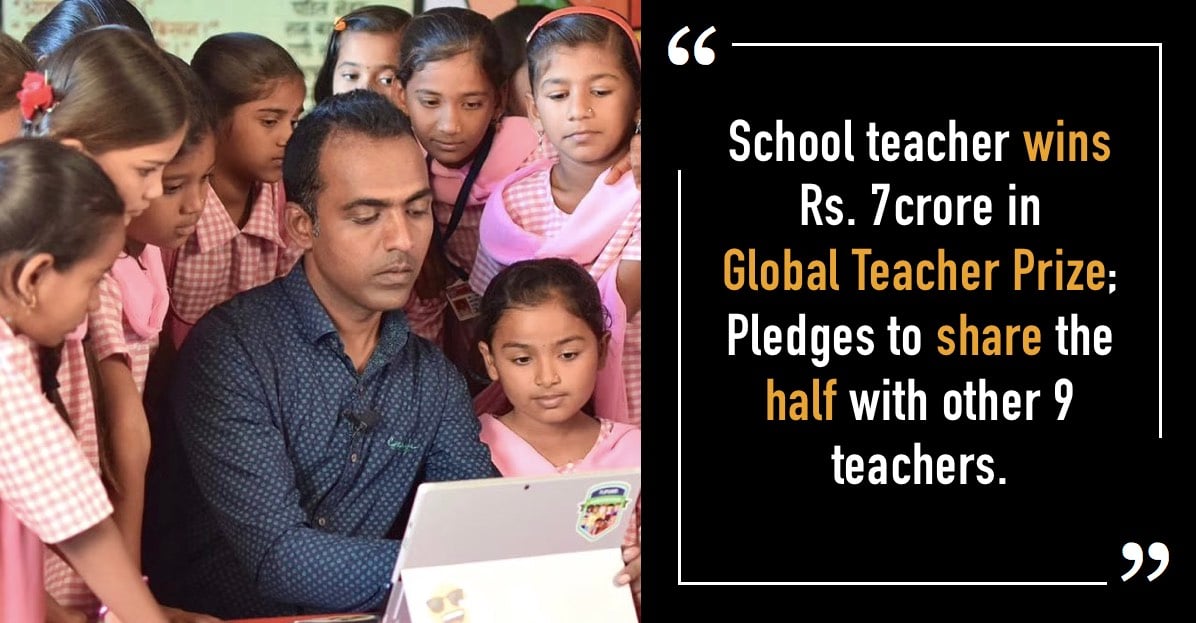 Meet Ranjitsinh, Maharashtra School Teacher Who Won ₹7 Cr Global Teacher Prize For Promoting ...