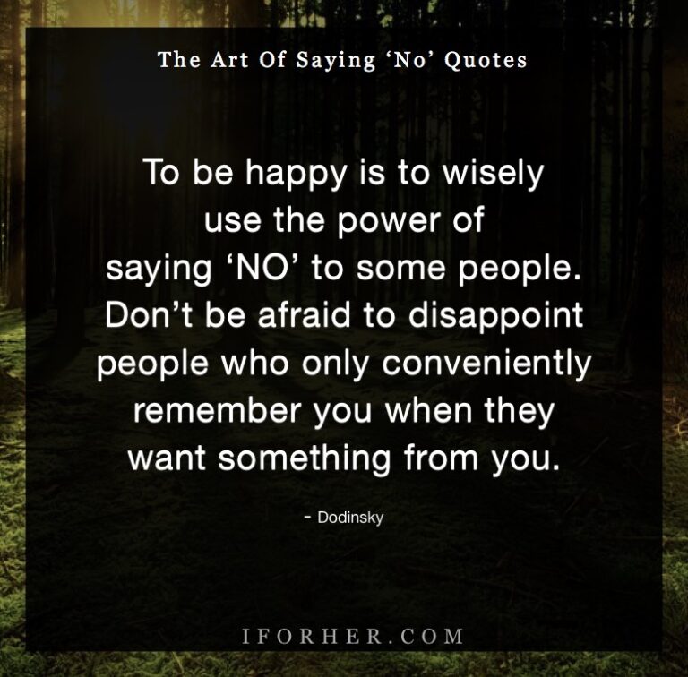 25 Powerful Quotes On Why 'Saying No' Is The Key To Happiness