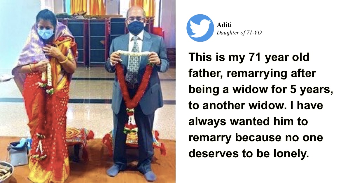 Daughter Shares How Her 71-YO Dad Found Love Again & Married A Widow ...