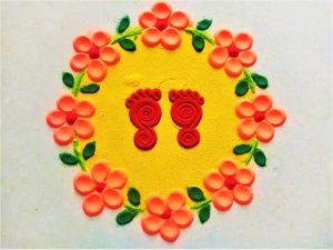 40 Beautiful Lakshmi Rangoli Design Ideas For Diwali Puja (2023)