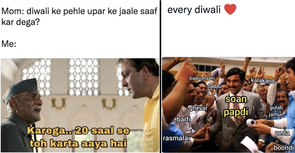 15 Best Diwali Memes To Make Your Diwali Extra Funny & Special