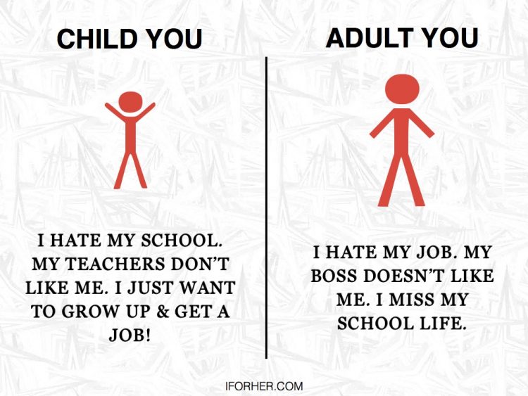 10 Images That Show How Life-As-A-Kid Is Different From Life-As-An-Adult