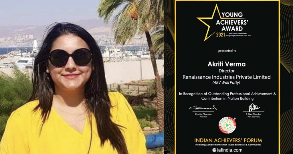 Akriti Verma Of AKV Wall Putty On Setting Cement Business Worth Crores