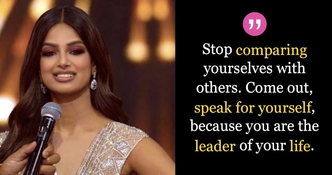 Harnaaz Sandhu's Answer On 'Advice To Young Women' Made Her Win Miss ...