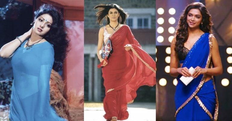 15 Famous Bollywood Saree Looks That Became Iconic In Fashion