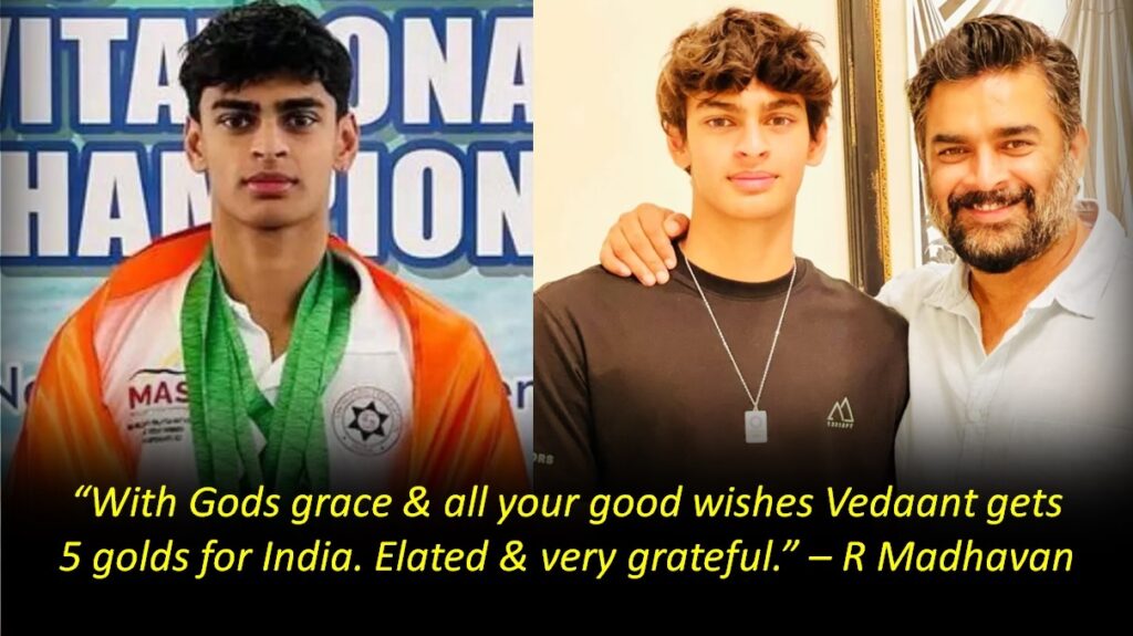 5 Golds For India: R Madhavan’s Son Once Again Makes India Proud As He ...
