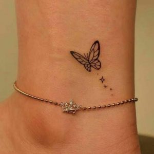 Top 50 Best Butterfly Star Tattoo Designs