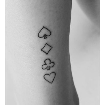 Top 35 Stylish Playing Card Tattoo Designs + Meanings [2023]