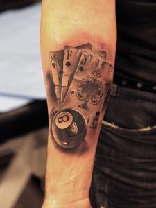 Top 35 Stylish Playing Card Tattoo Designs + Meanings [2023]