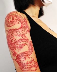 Top 40 Red Dragon Tattoos With Meaning (2024)