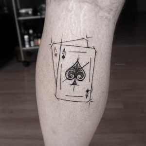 Top 35 Stylish Playing Card Tattoo Designs + Meanings [2023]
