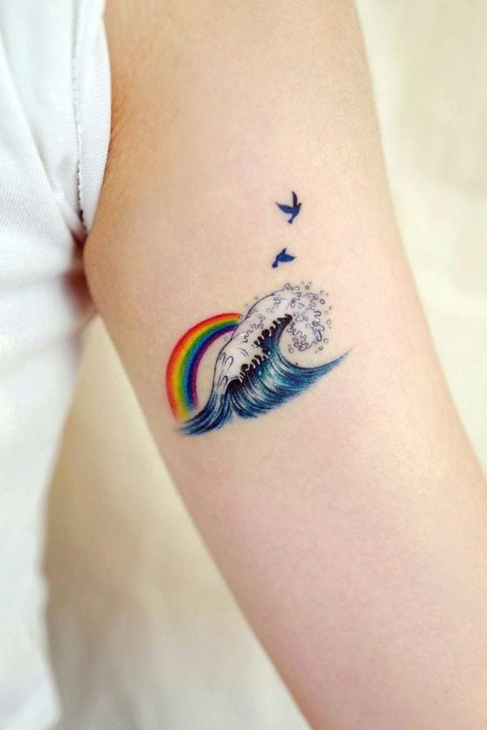 50 Waves Tattoo Ideas (2025) - IForHer