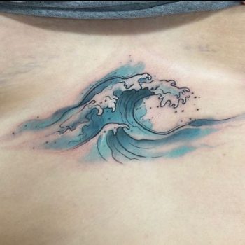 50 Waves Tattoo Ideas (2025) - IForHer