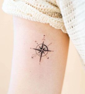 40 Popular Compass Tattoos & Meaning [2023]