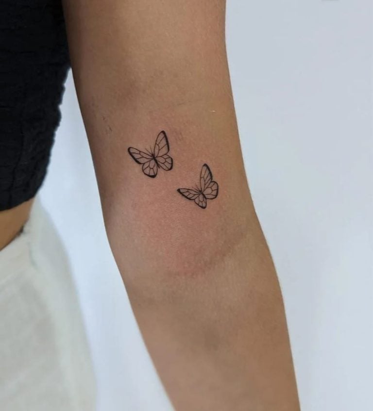 50 Unique Small Butterfly Tattoo Designs To Leave You In Awe