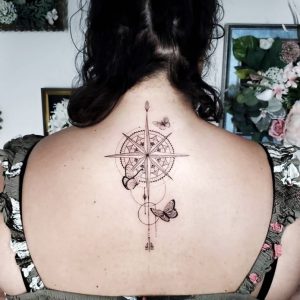 40 Popular Compass Tattoos & Meaning [2023]