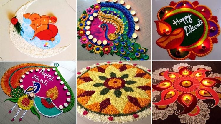 50 Rangoli Designs For Diwali To Brighten Your Home In Style (2023)