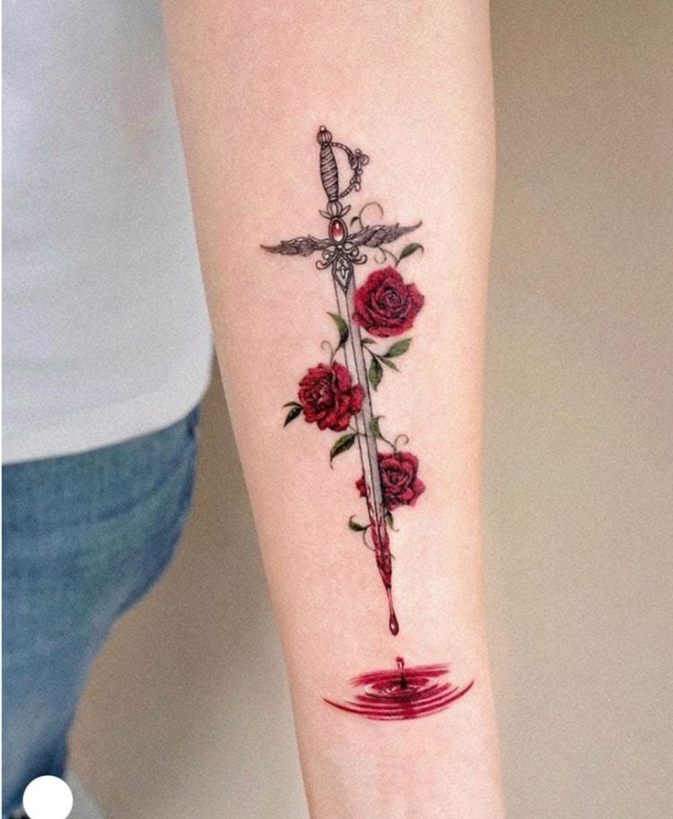 Top 40 Best Sword Tattoo Designs With Meaning (2024)