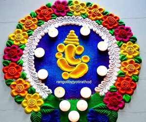 40+ Ganesh Chaturthi Rangoli To Celebrate Ganpati (2025)