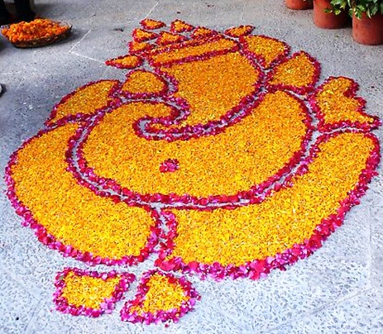 40+ Ganesh Chaturthi Rangoli To Celebrate Ganpati (2025)