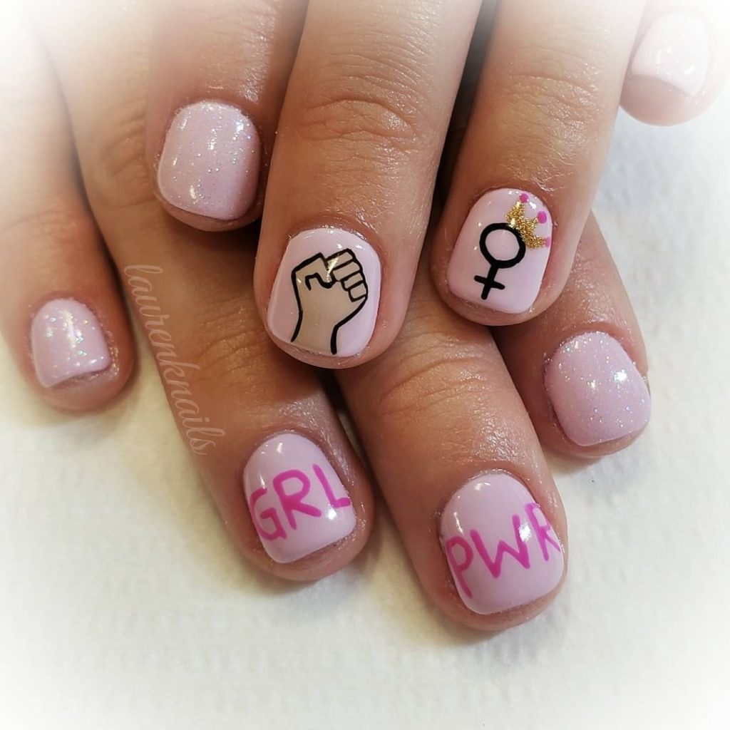 40 Women's Day Nail Art Designs (2025) - IForHer