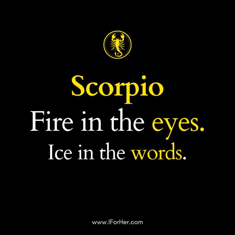 35 Scorpio Quotes On Their Mysterious Personality - IForHer