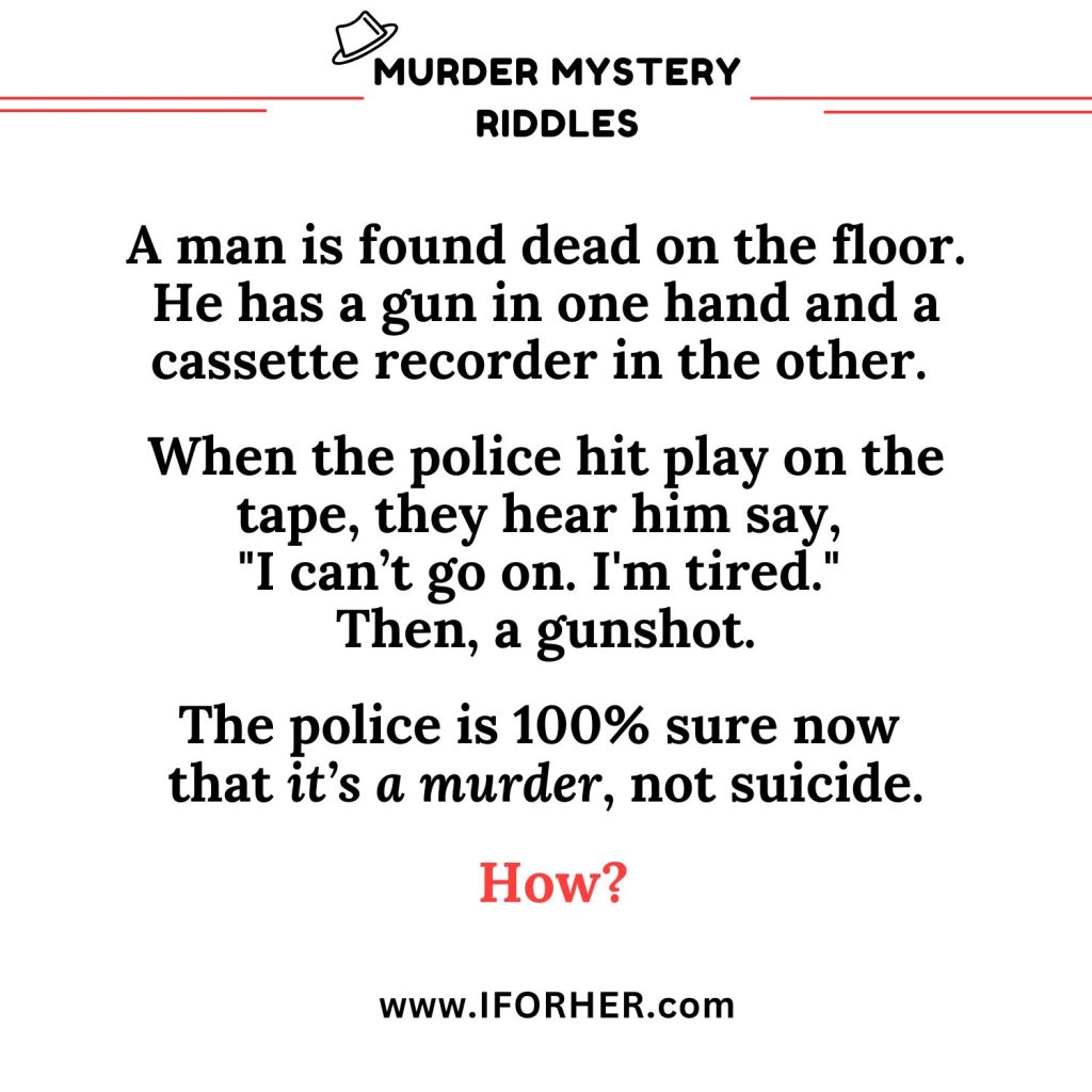 Challenging Murder Mystery Riddles For Adults