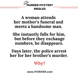 Challenging Murder Mystery Riddles For Adults