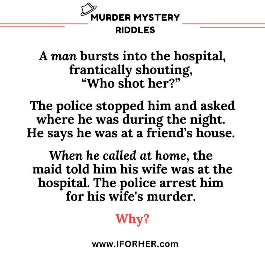 Challenging Murder Mystery Riddles For Adults