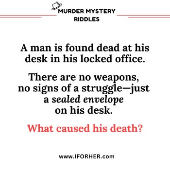 Challenging Murder Mystery Riddles For Adults